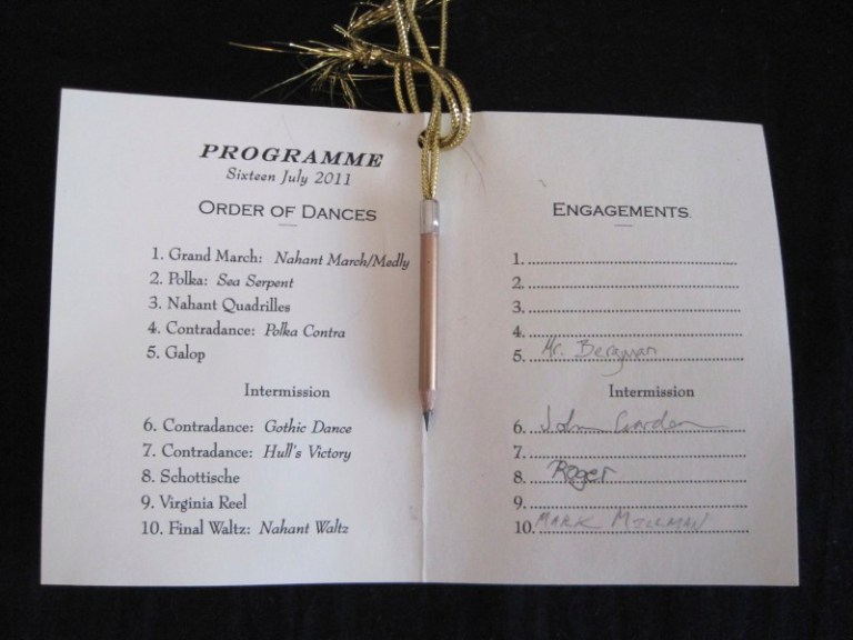 Of flounces and dance cards: Part II (Nahant Victorian Day 1860s Ball ...