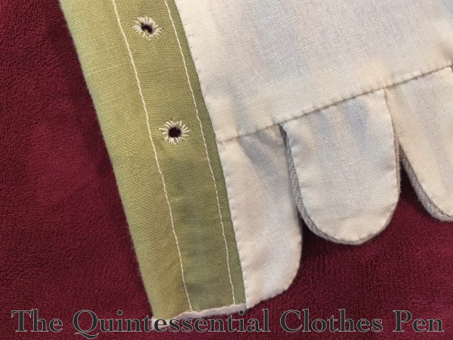 c. 1785 Green Linen Stays (Construction Details) – The Quintessential ...
