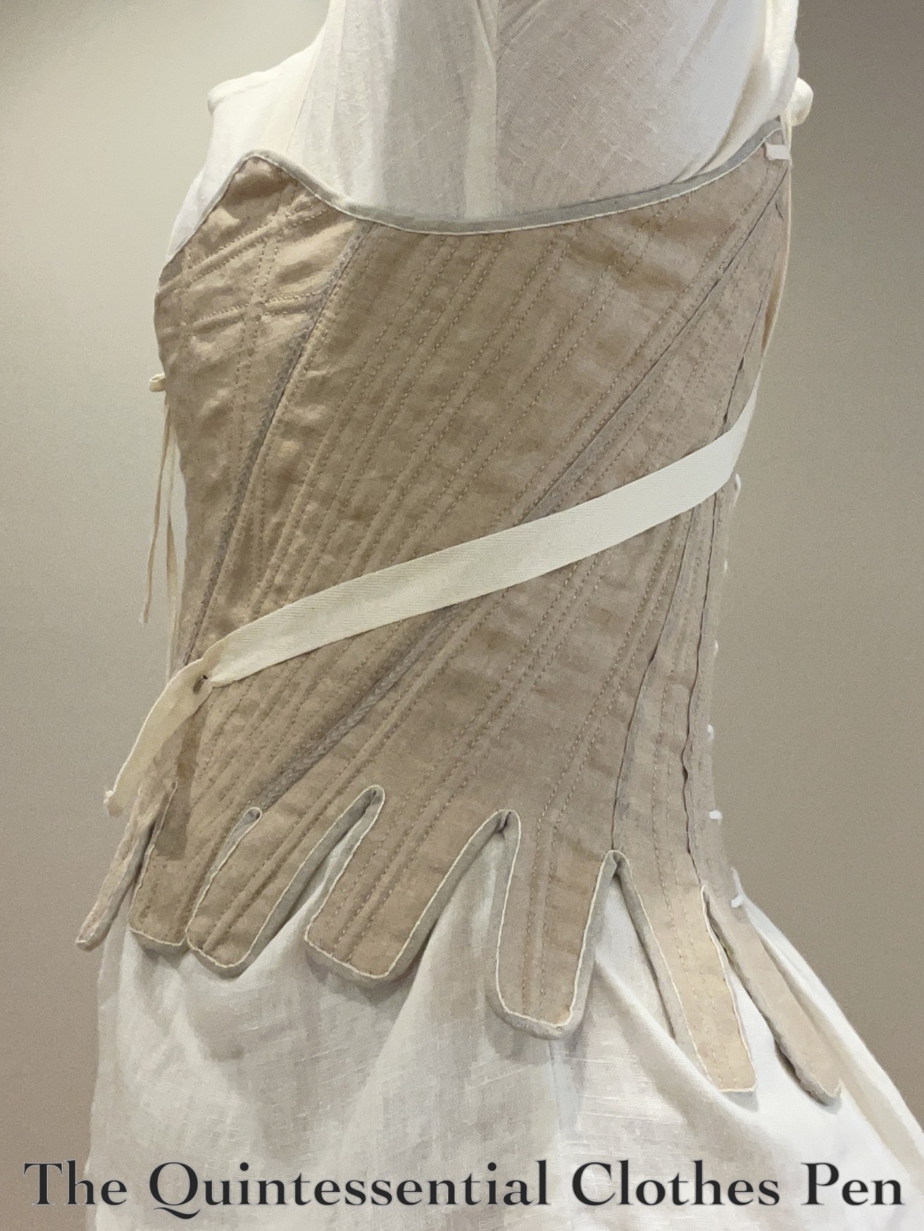 HSM #11: c. 1785 Hand Sewn Natural Linen Stays (Of Success!) – The ...