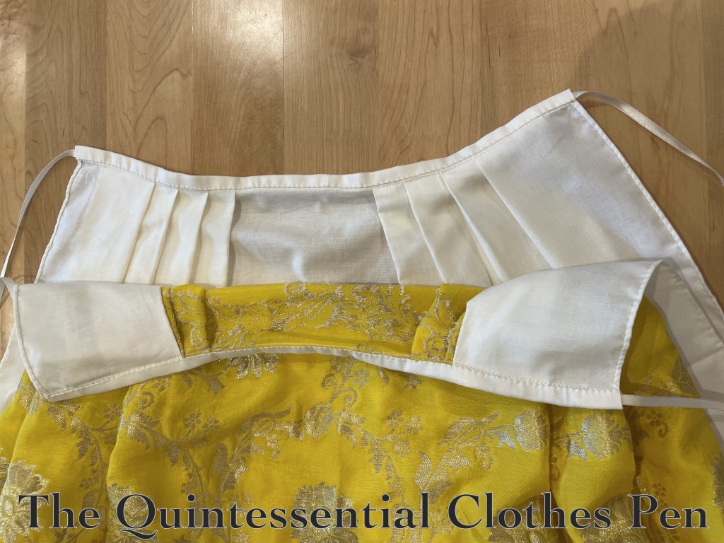 Yellow Sacque Petticoat (HSM #12) – The Quintessential Clothes Pen